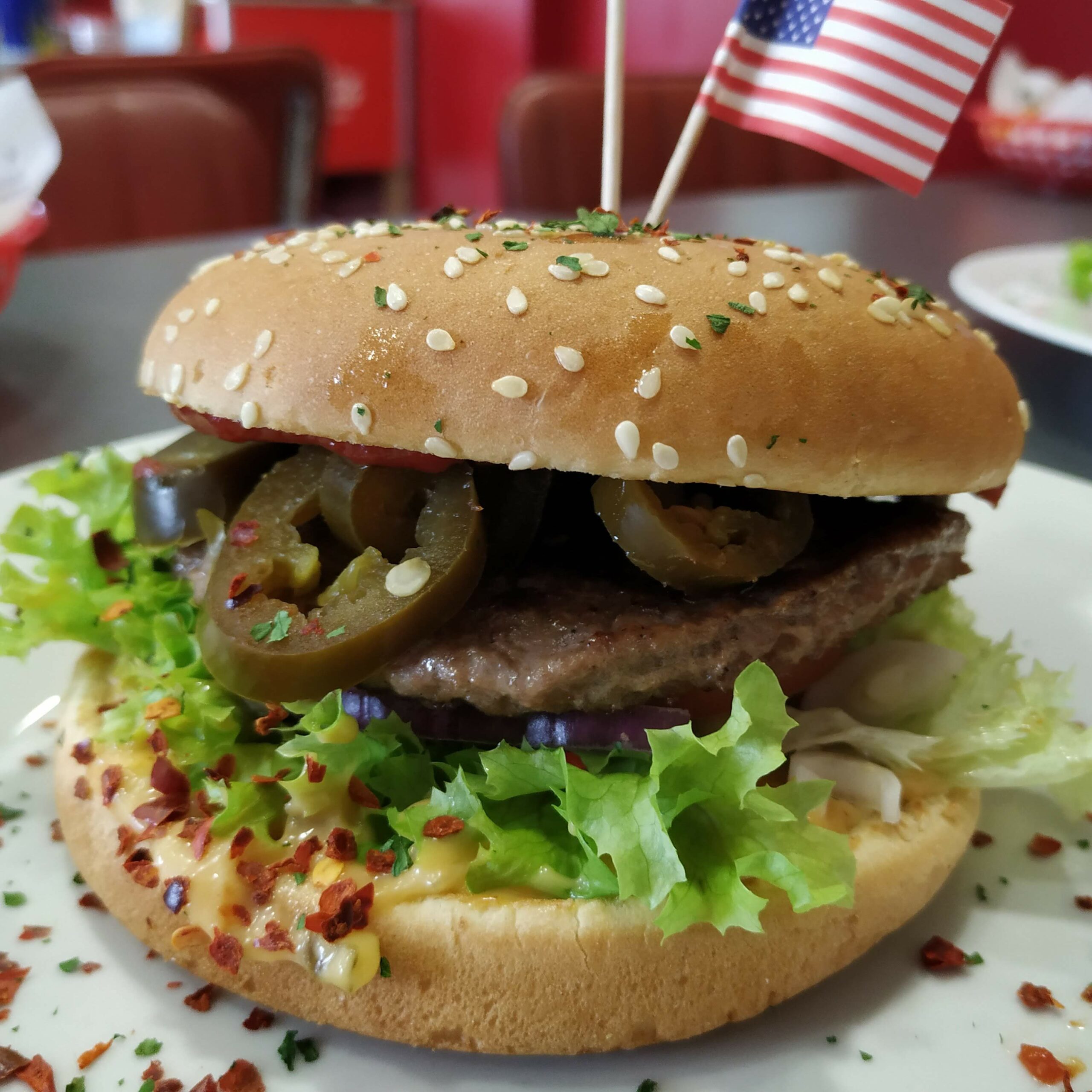 Classic Chili Burger - The Wolff's Diner